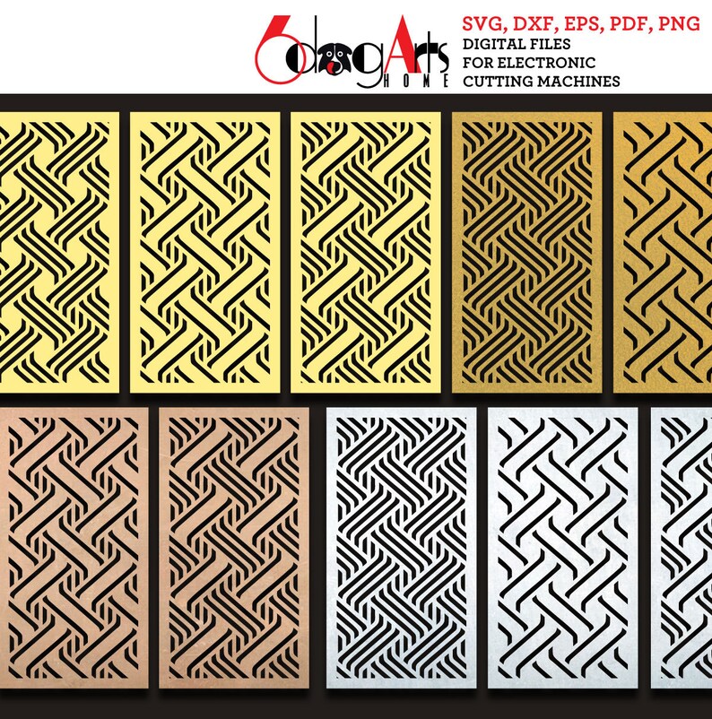 42 Wavy Pattern Grill Templates Digital Svg Dxf Files Room - Etsy