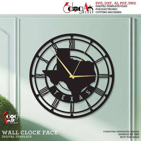 Map Wall Clock - Etsy