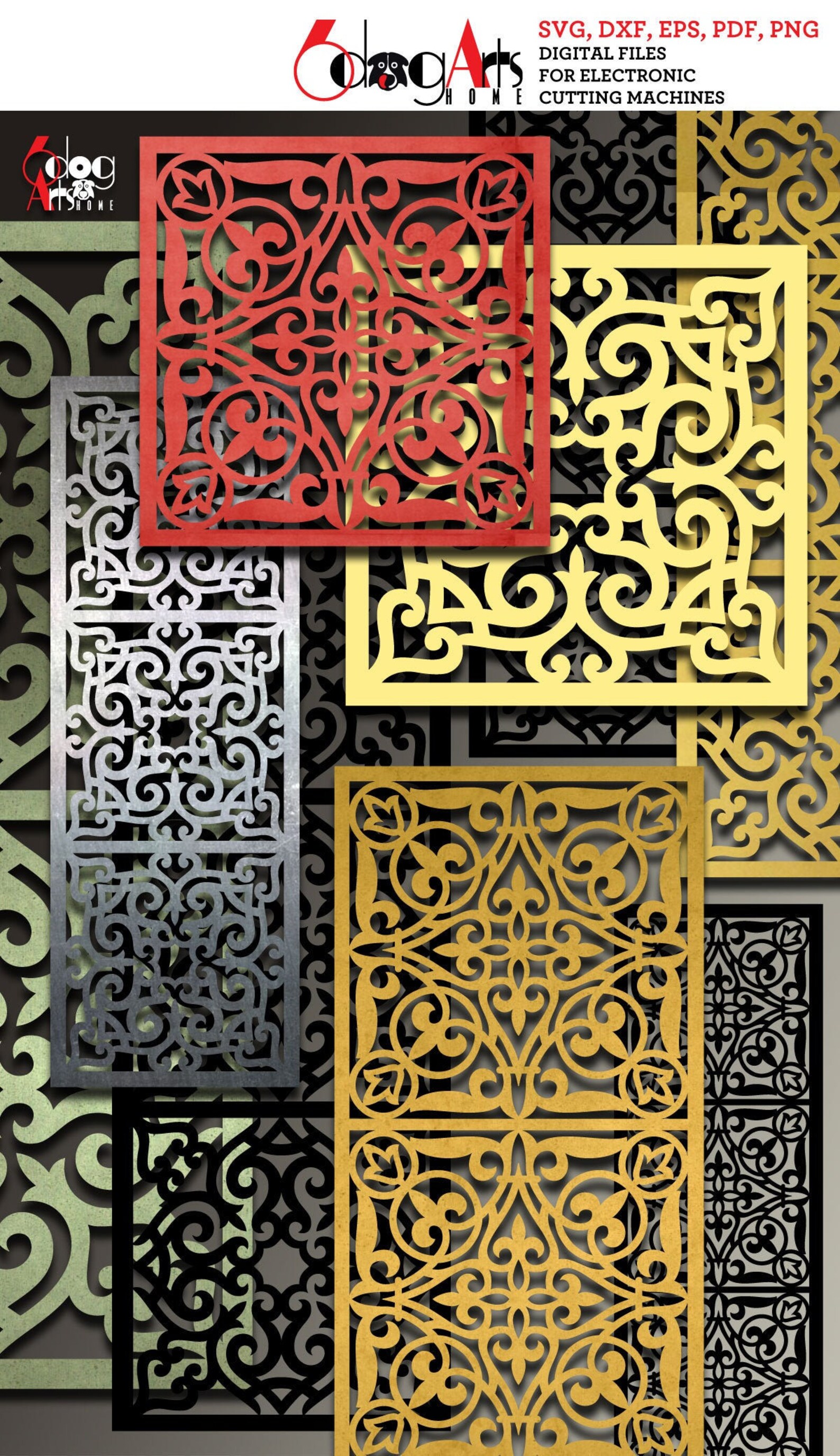 21 Damask Arabesque Grill Gate Room Screen Divider Partition - Etsy