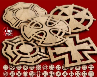 12 Firefighter Coaster Trivet Wall Decor Templates Vector Digital SVG ...