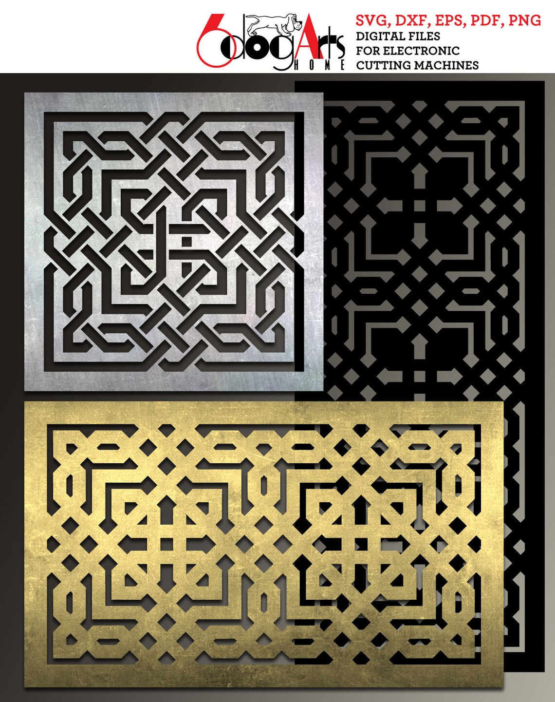 14 Alhambra Arabesque Grill Gate Screen Partition Templates | Etsy