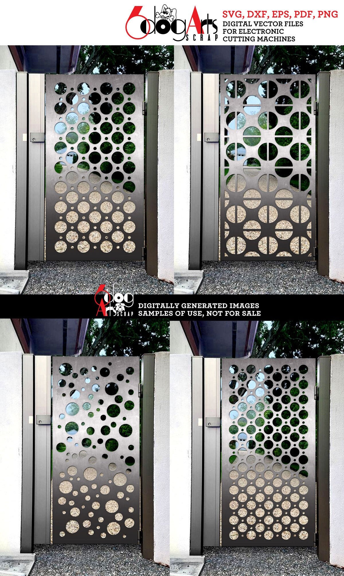 12 Grill Gate Room Screen Divider Partition Templates Digital Svg Dxf ...