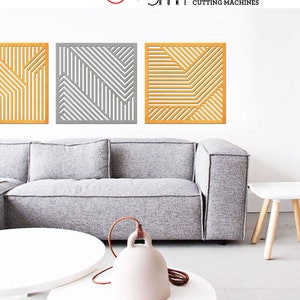 9 Layered Shiplap Wall Decor Panel Digital Templates SVG DXF Vector ...