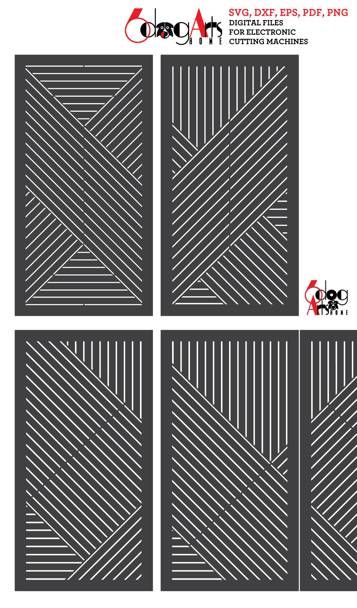 5 Modern Grill Gate Room Screen Divider Partition Digital | Etsy