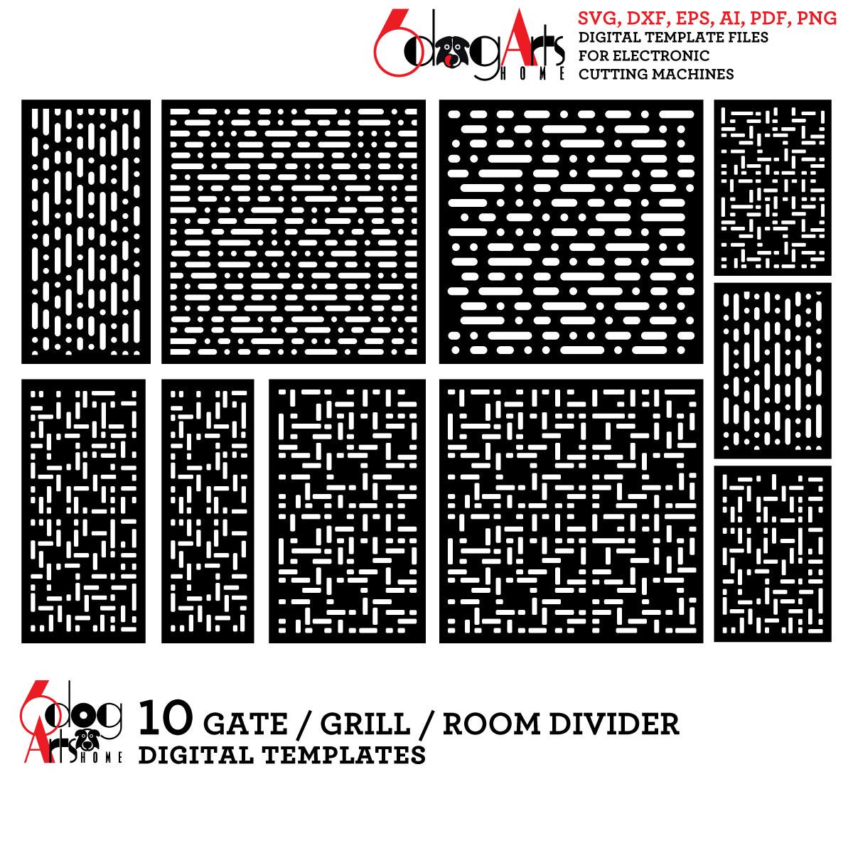 10 Morse Code Grill Gate Room Screen Divider Partition Templates ...