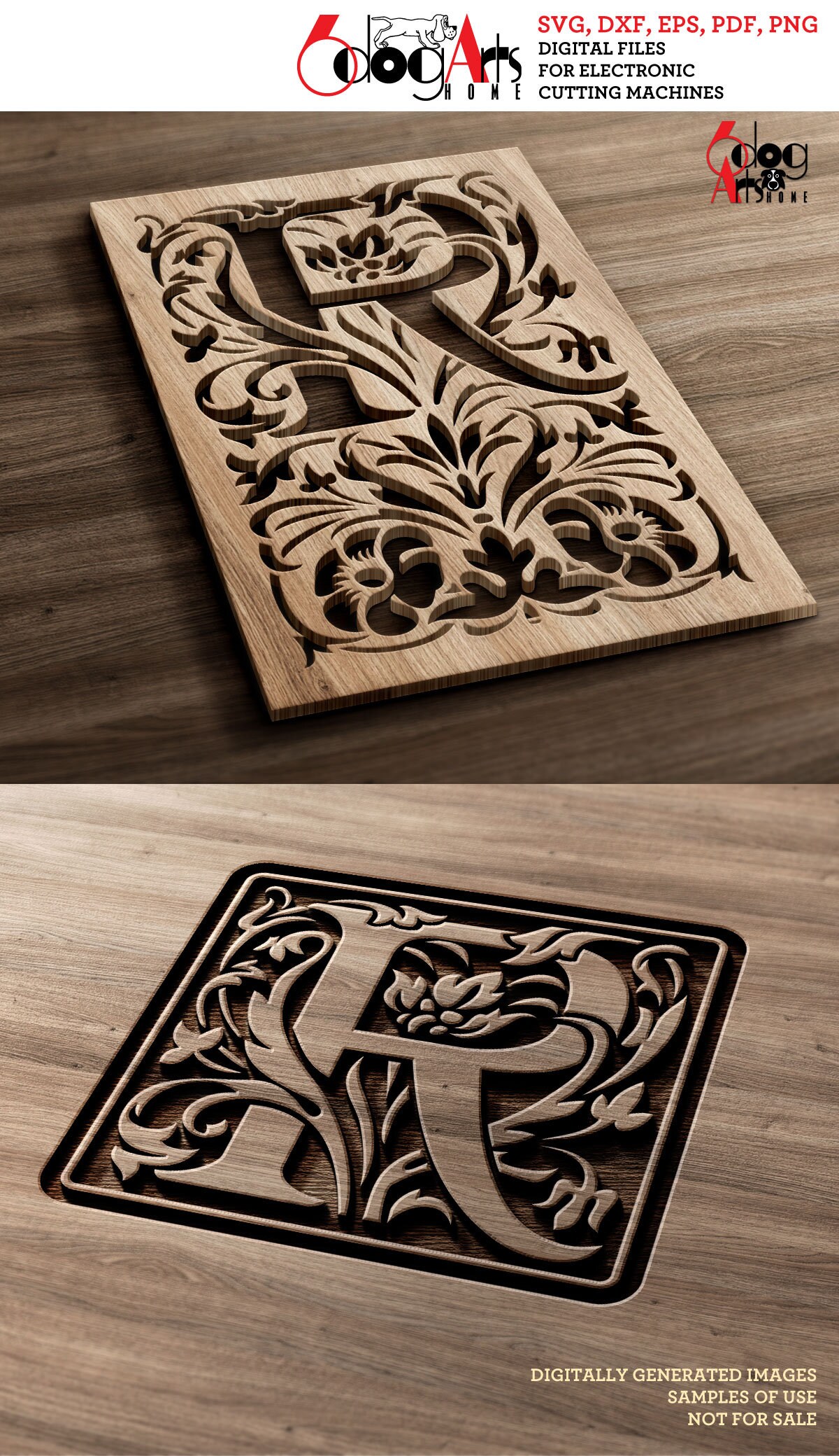 6 Monogram Letter R Templates Digital Vector Files Svg Dxf - Etsy Australia