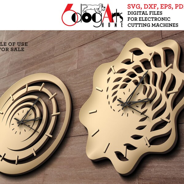 Laser Cut Clock - Etsy