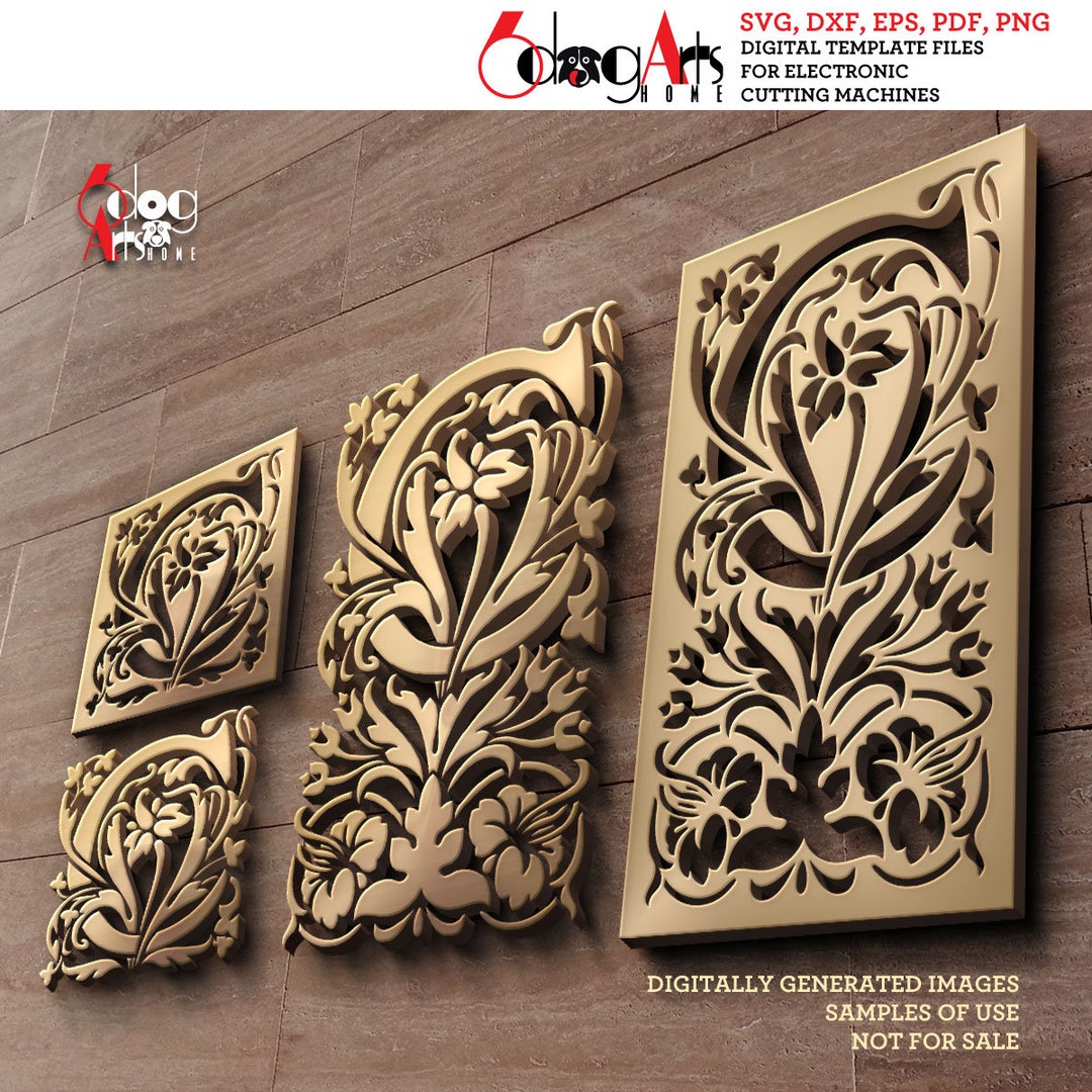 6 Monogram Letter C Templates Digital Vector Files Svg Dxf Instant ...