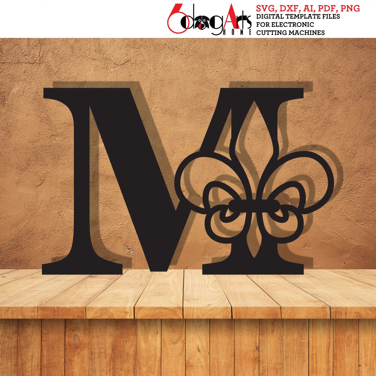Fleur De Lis Alphabet Letters, Laser Cut SVG/DXF Templates (digital ...
