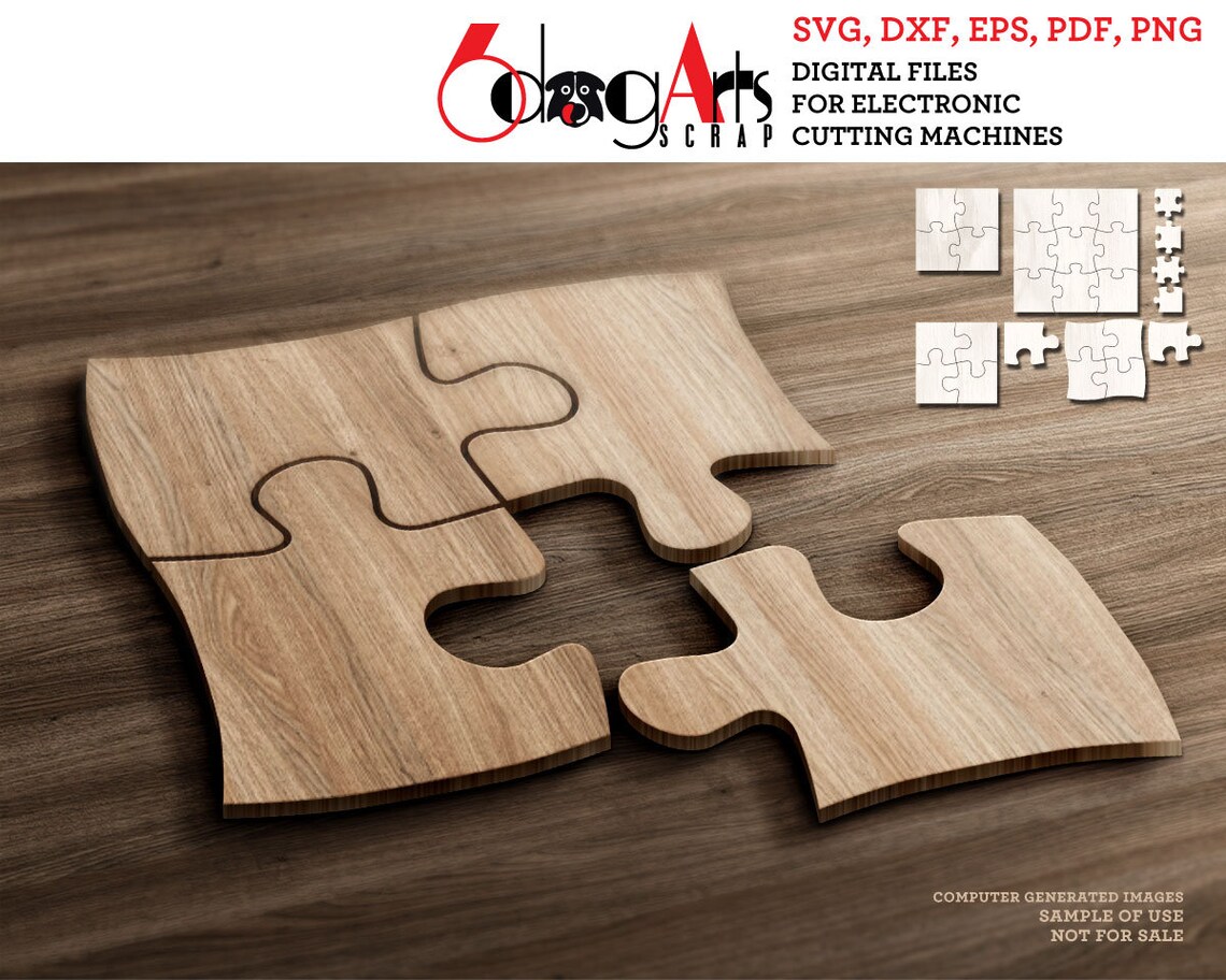 Puzzle Coaster SVG Template, Trivet & Wall Decor (digital Download) JH ...