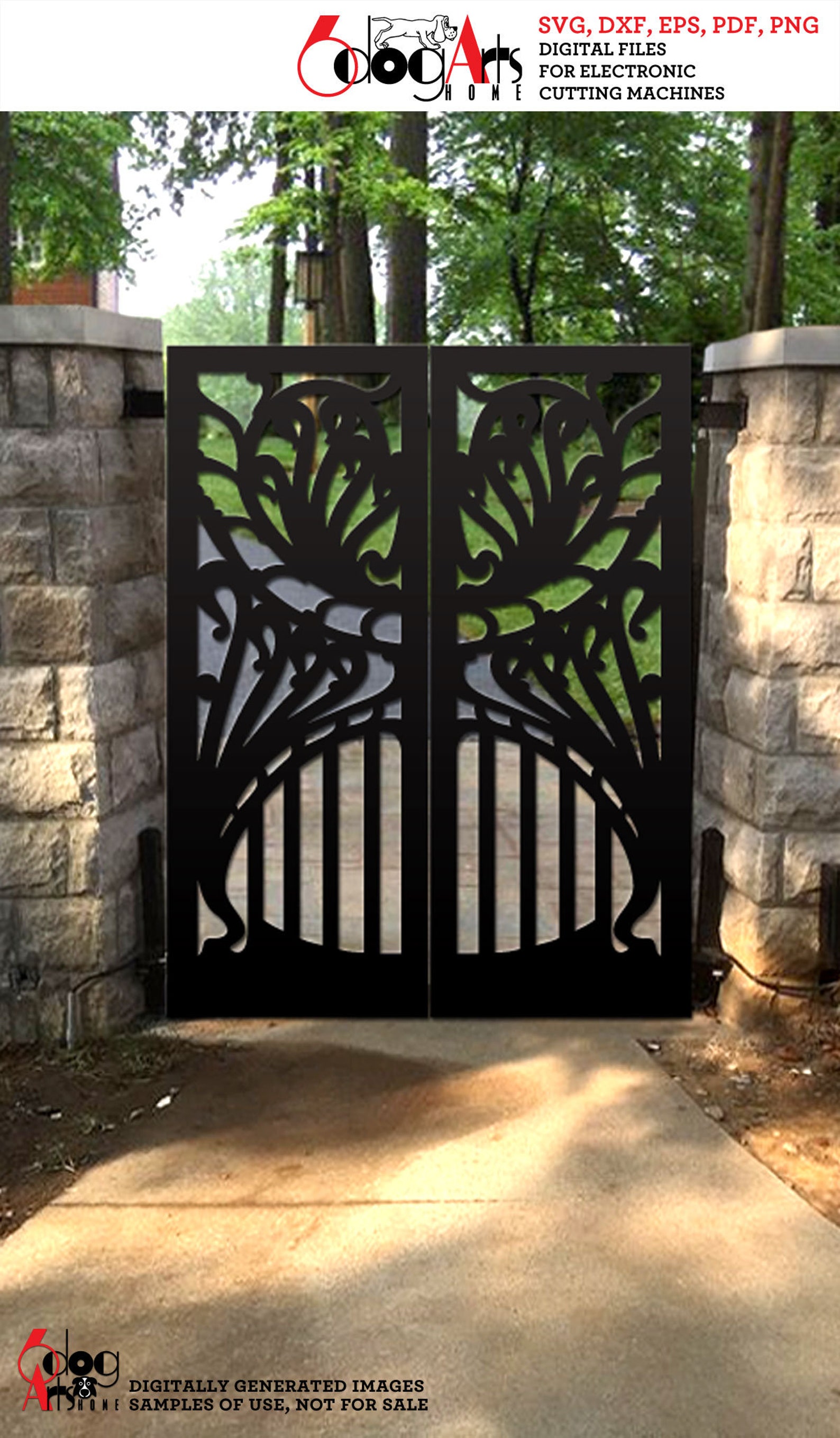 Openwork Grill Gate Room Screen Divider Partition Templates - Etsy