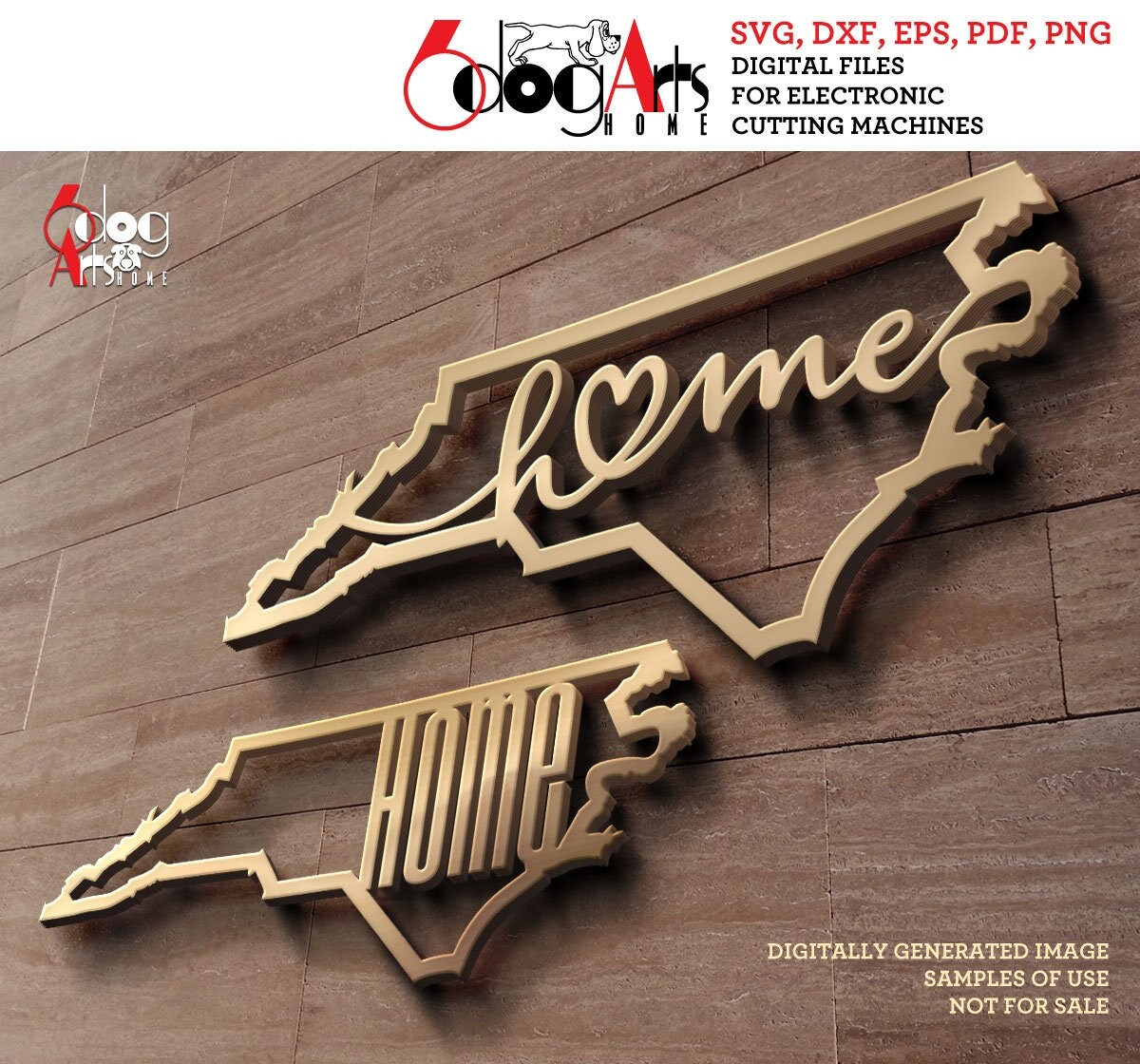 4 North Carolina State Outline Home Wall Decor Layered - Etsy