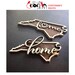 4 North Carolina State Outline Home Wall Decor Layered Templates Vector ...