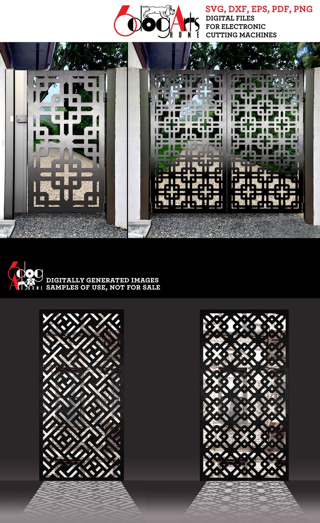 16 Grill Gate Room Screen Divider Partition Templates Digital - Etsy