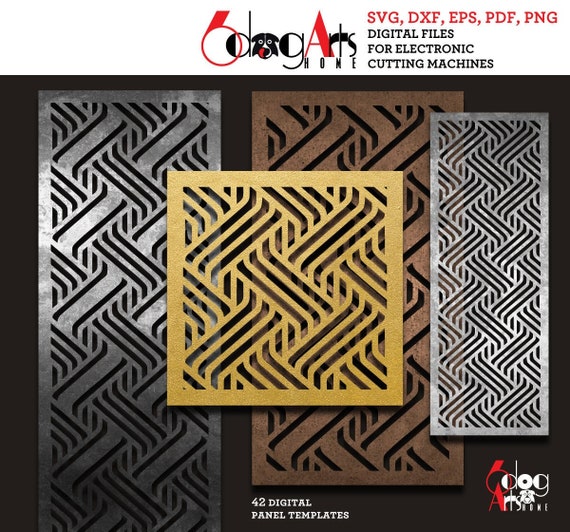 42 Wavy Pattern Grill Templates Digital Svg Dxf Files Room | Etsy