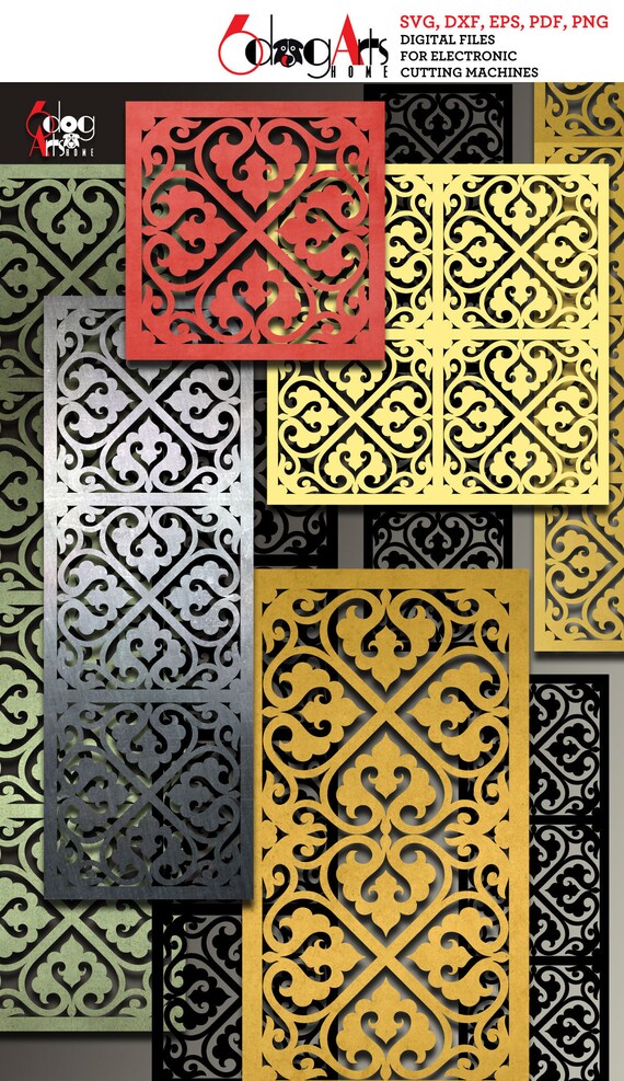 9 Grill Gate Room Screen Divider Partition Templates Digital | Etsy