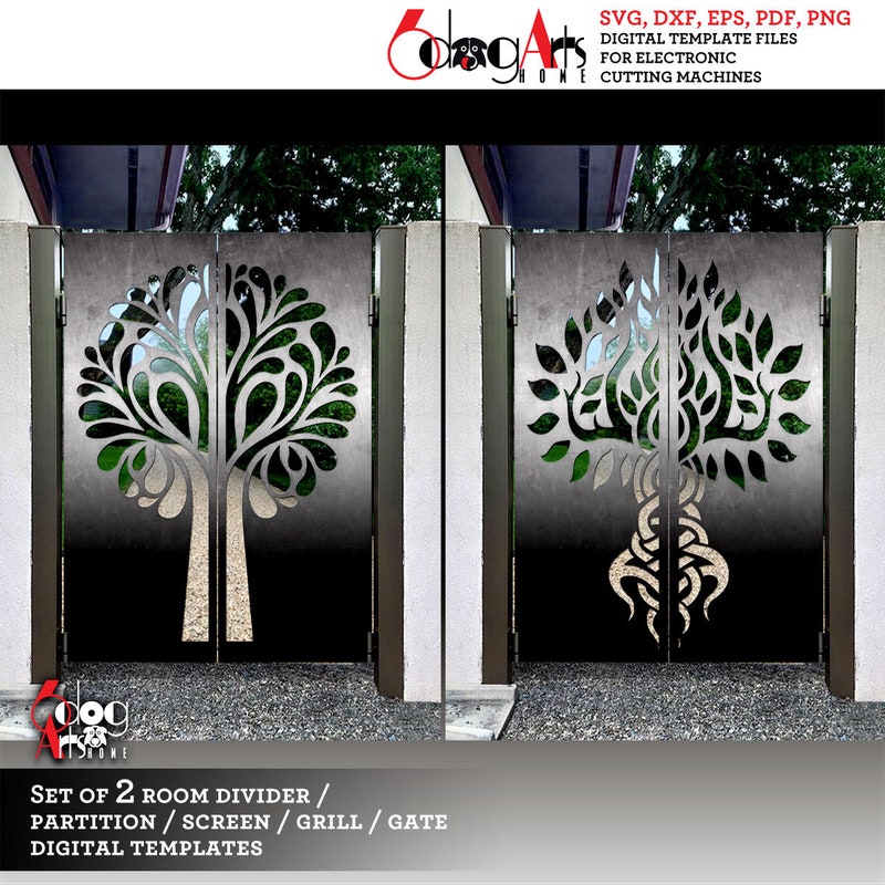 Metal Art Tree Gate - Etsy