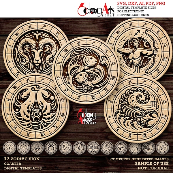 Zodiac Wall Decor - Etsy
