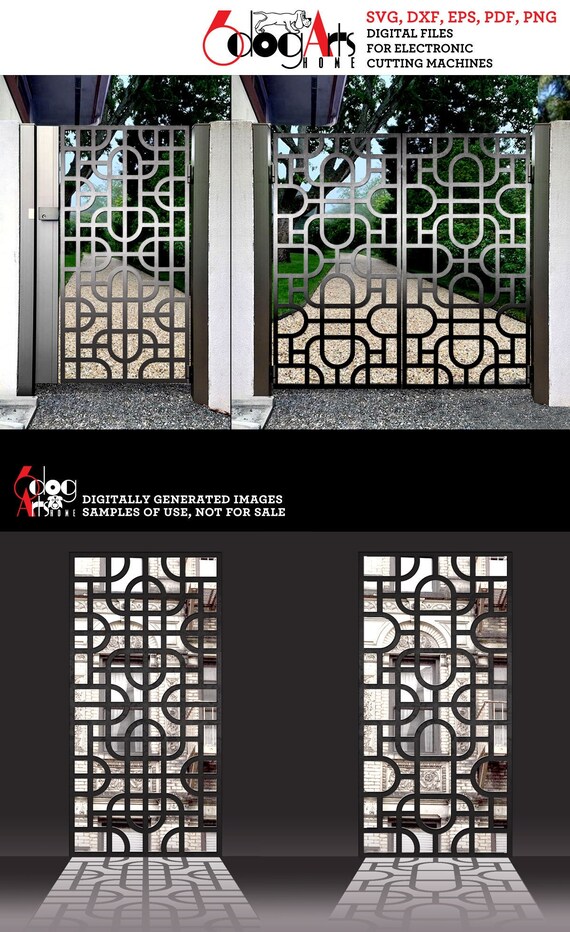 10 Grill Gate Room Screen Divider Partition Templates Digital | Etsy