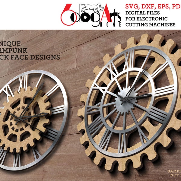 Steampunk Wall Clock - Etsy