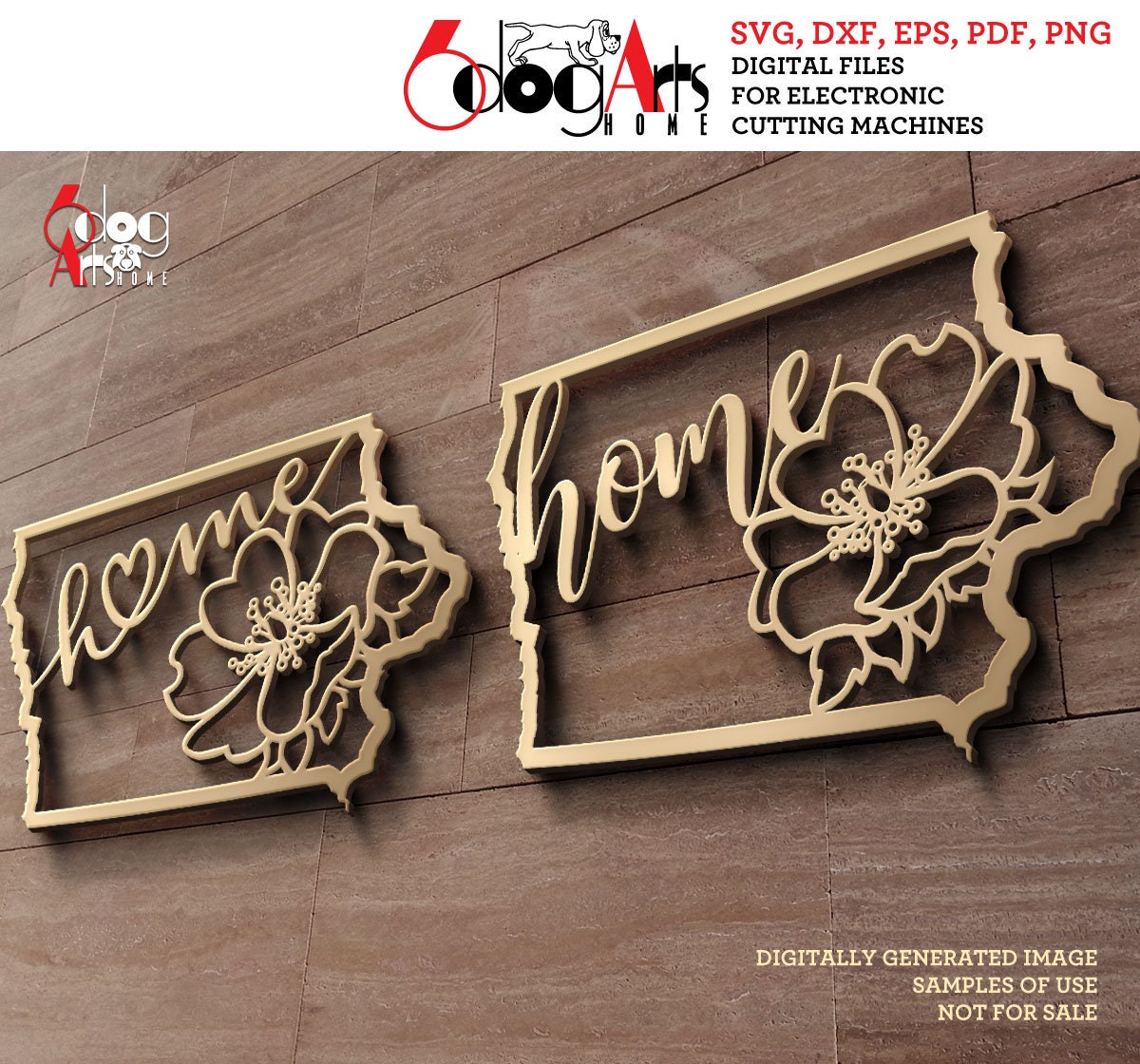 6 Iowa State Outline Home Wall Decor Layered Templates Vector - Etsy