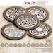 3-layer Celtic Knot Coaster (set of 12) Templates Vector Digital SVG ...