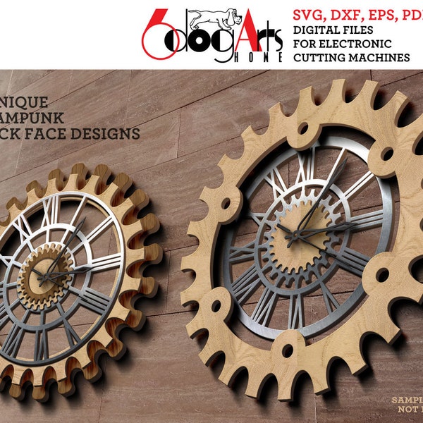 Steampunk Wall Clock - Etsy