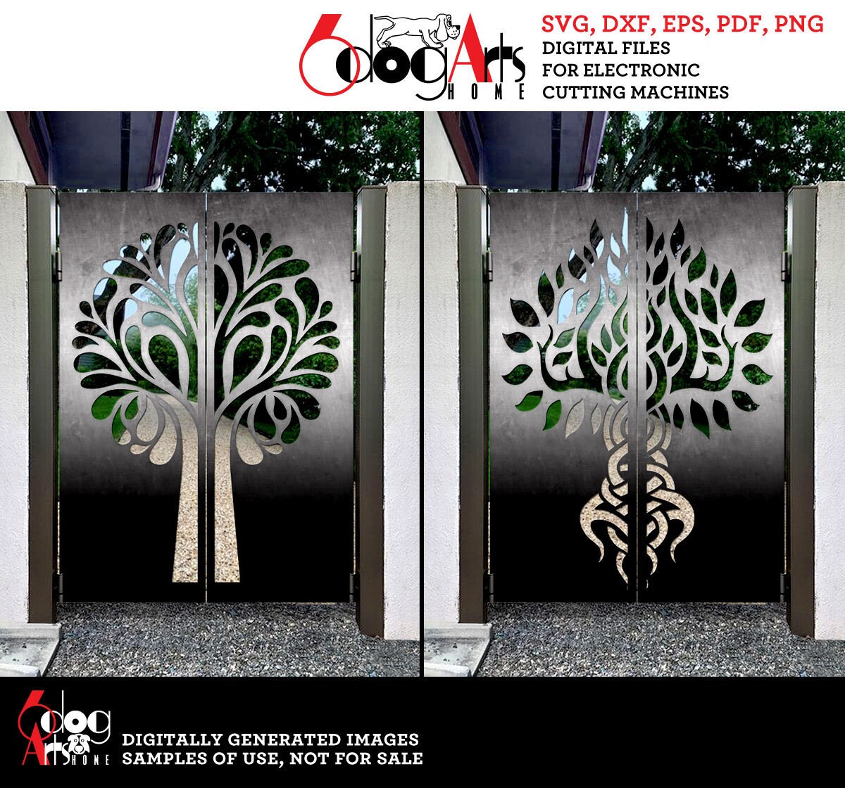 Tree Grill Gate Room Screen Divider Partition Templates - Etsy