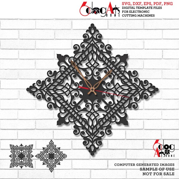Clock Laser Cut Files Svg Png - Etsy