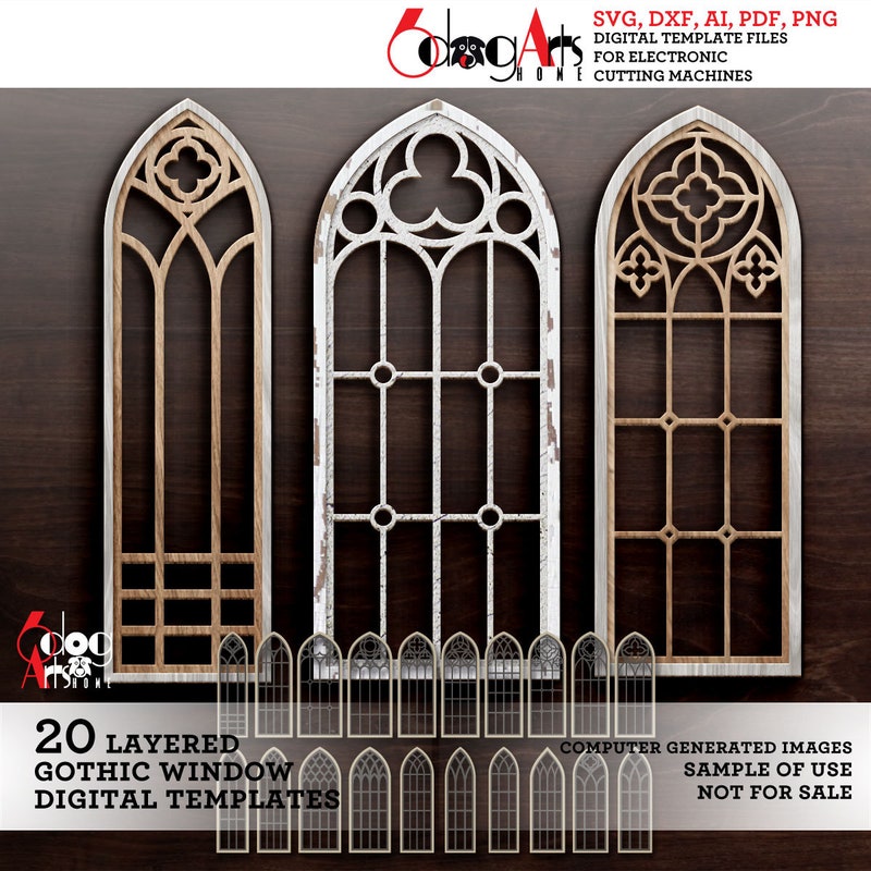 Gothic Window Svg - Etsy