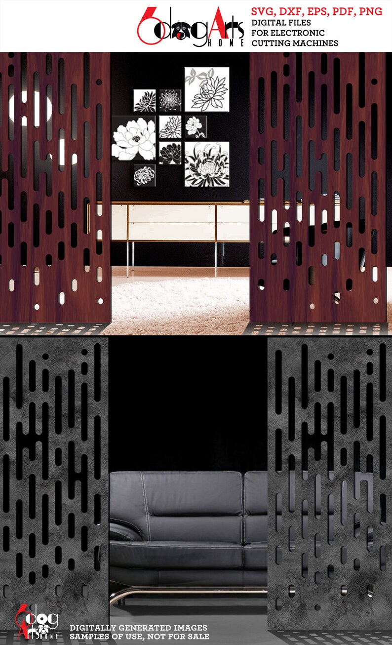 7 Grill Gate Room Screen Divider Partition Templates Digital - Etsy