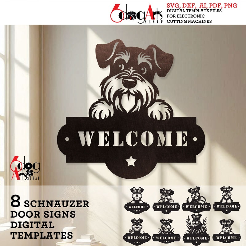 Schnauzer Sign - Etsy
