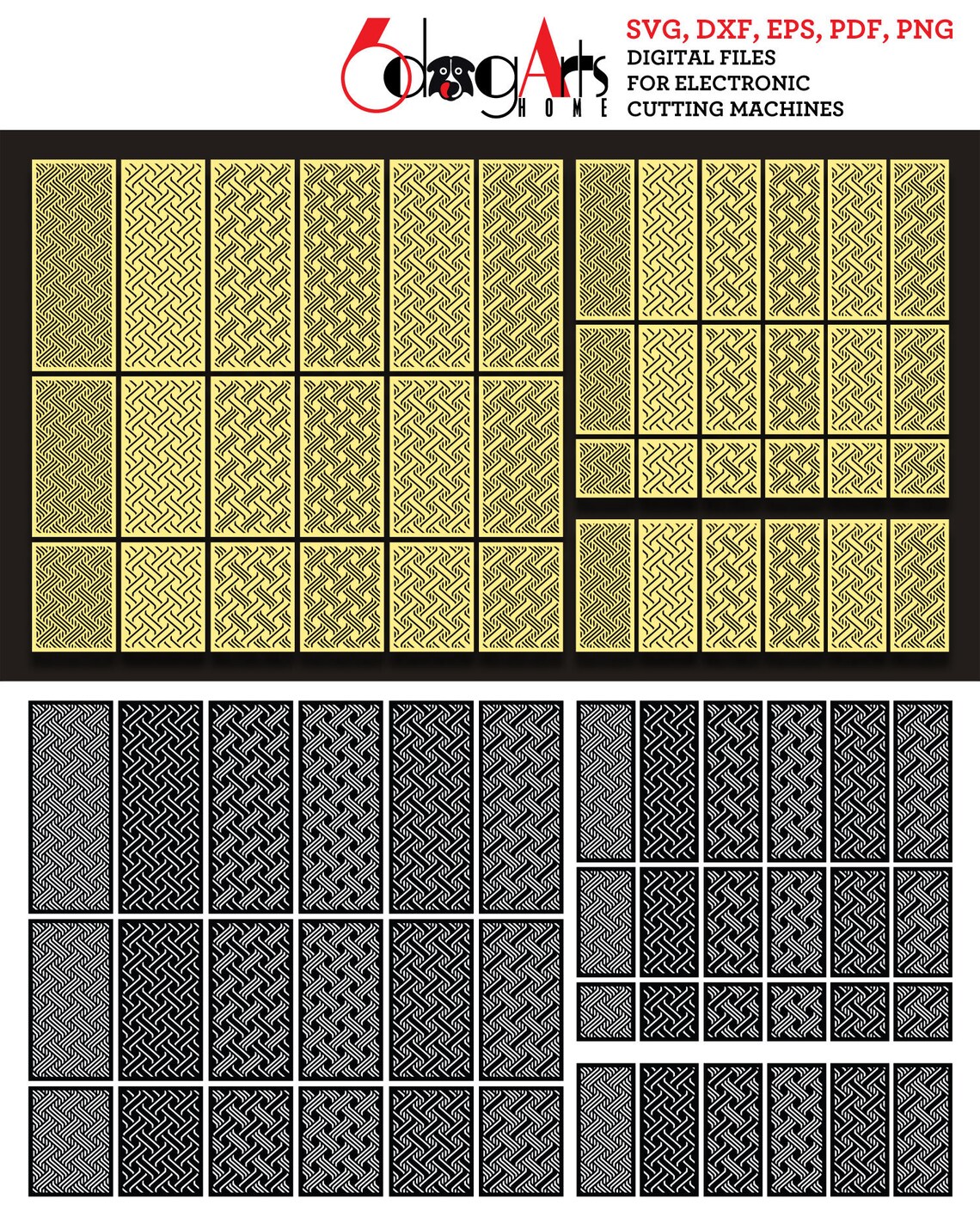 42 Wavy Pattern Grill Templates Digital Svg Dxf Files Room - Etsy