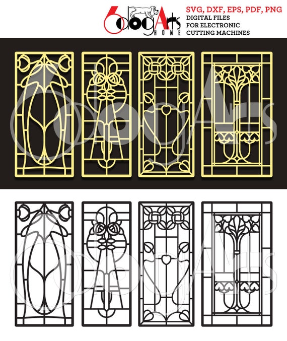 4 Art Deco Great Gatsby Gate Grill Partition Templates Digital - Etsy