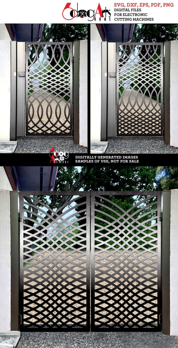 12 Guilloche Pattern Decorative Panel / Gate / Partition / - Etsy