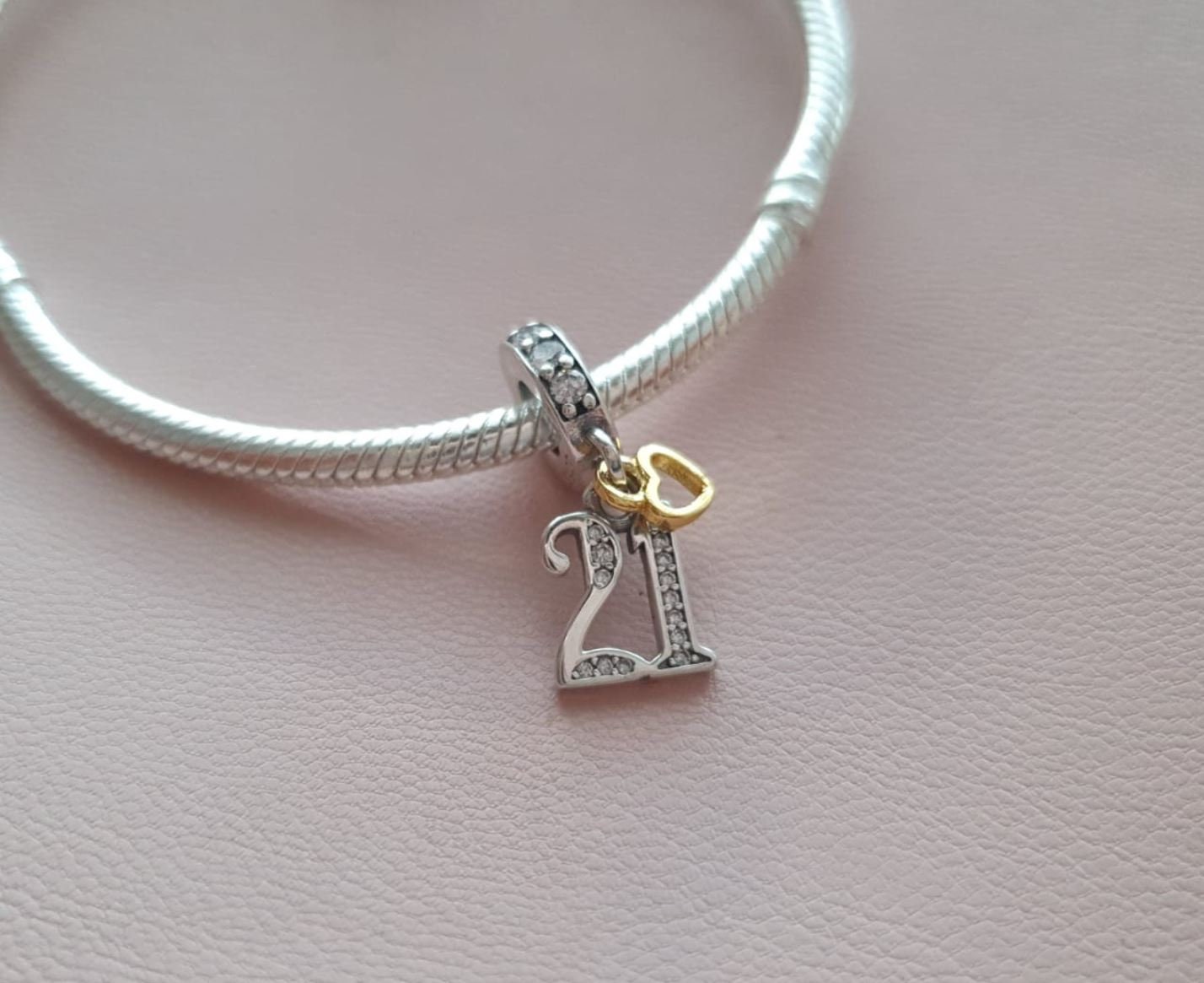 21st Birthday Charm, Genuine High Quality 925 Sterling Silver Fits ...