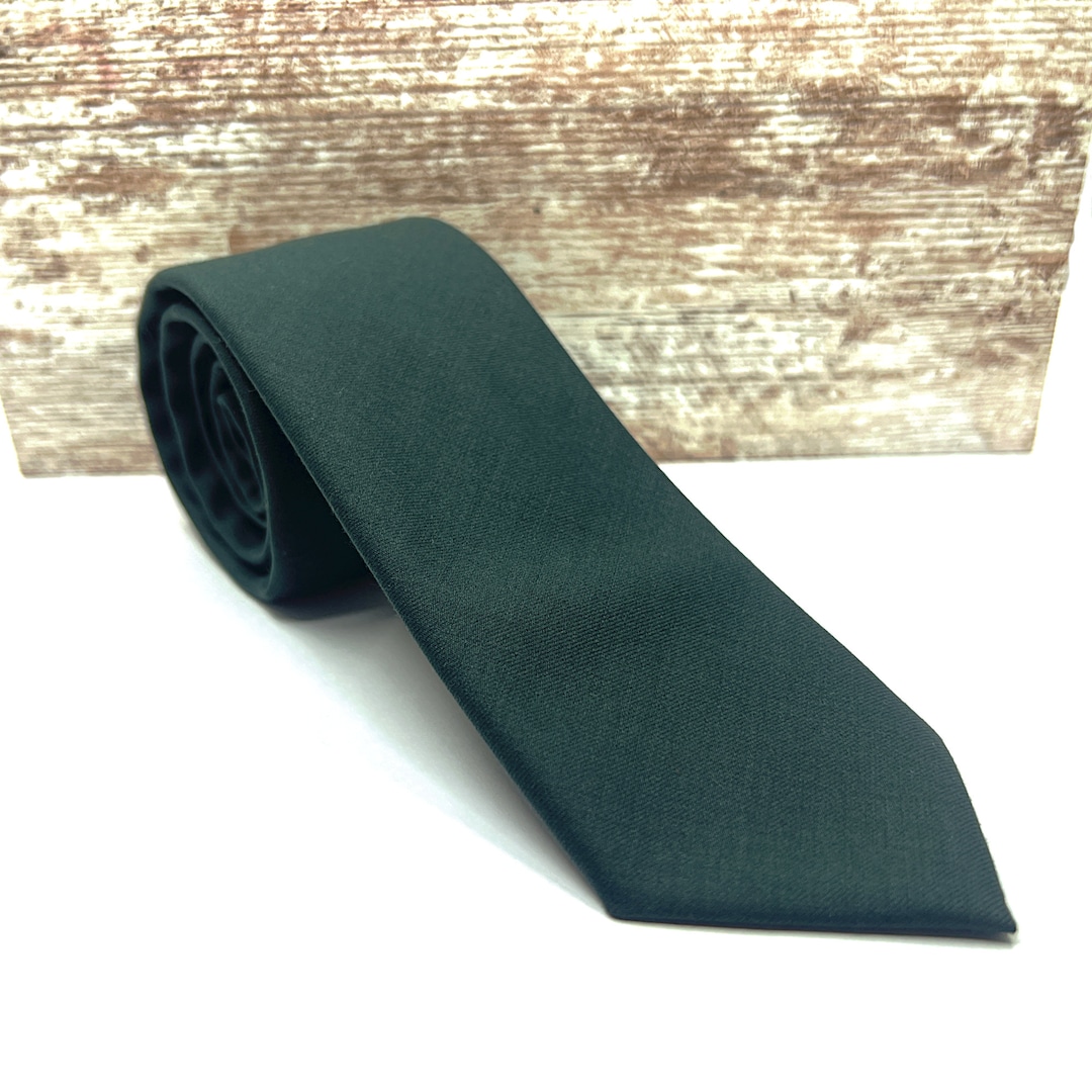 Dark Teal Green Tie, Dark Green Tie, Slim Necktie, Mens Necktie ...