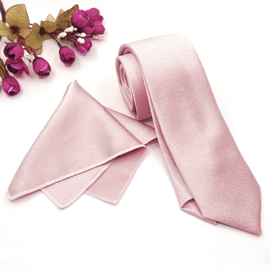 Blush Pink Tie, Pink Tie, Slim Necktie, Silk Neck Tie, Mens Necktie ...