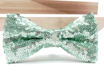 Sequin Bow Tie - Etsy