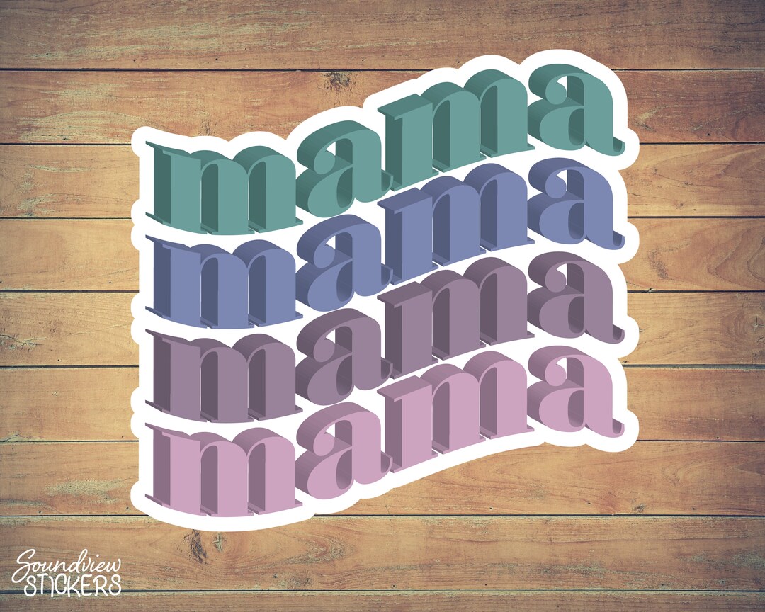 Mama Sticker Sticker for Moms on Mothers Day Mom to Be Sticker for ...