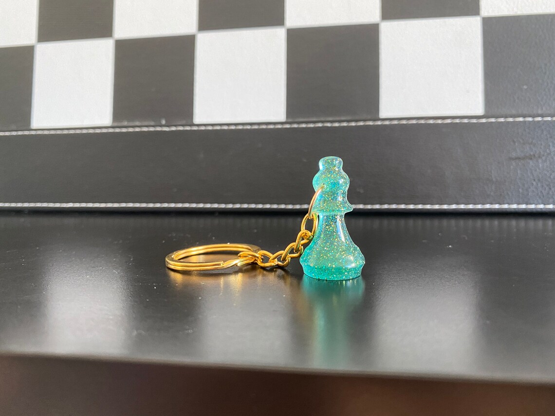 MYSTERY | Chess Bishop Keychain | Handmade by Chess Master Liza ...