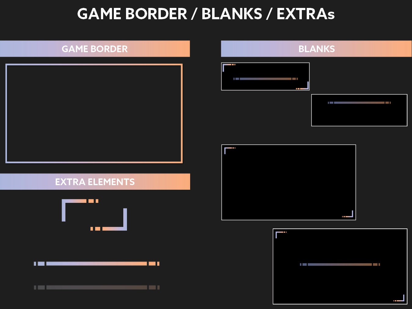 Pastel Purple & Orange ( Twitch / Youtube / Facebook ) Gradient Stream ...
