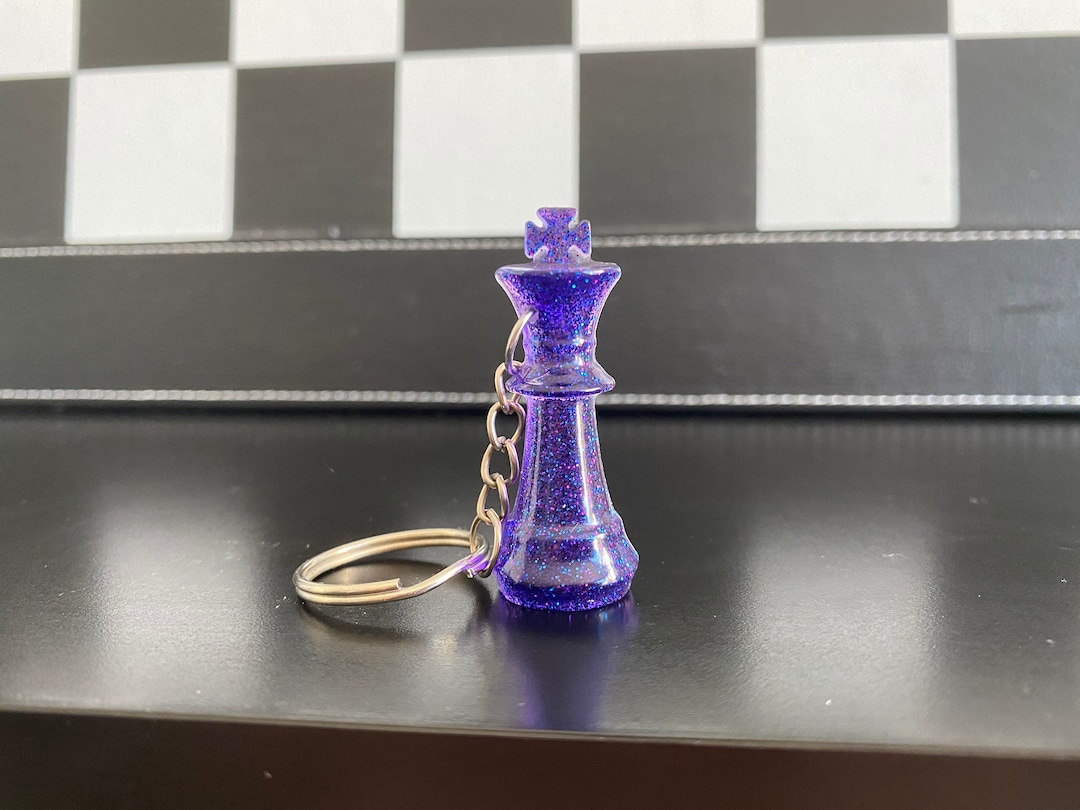 Chess King Keychain | Handmade Chess Keychains by Chess Master Liza ...