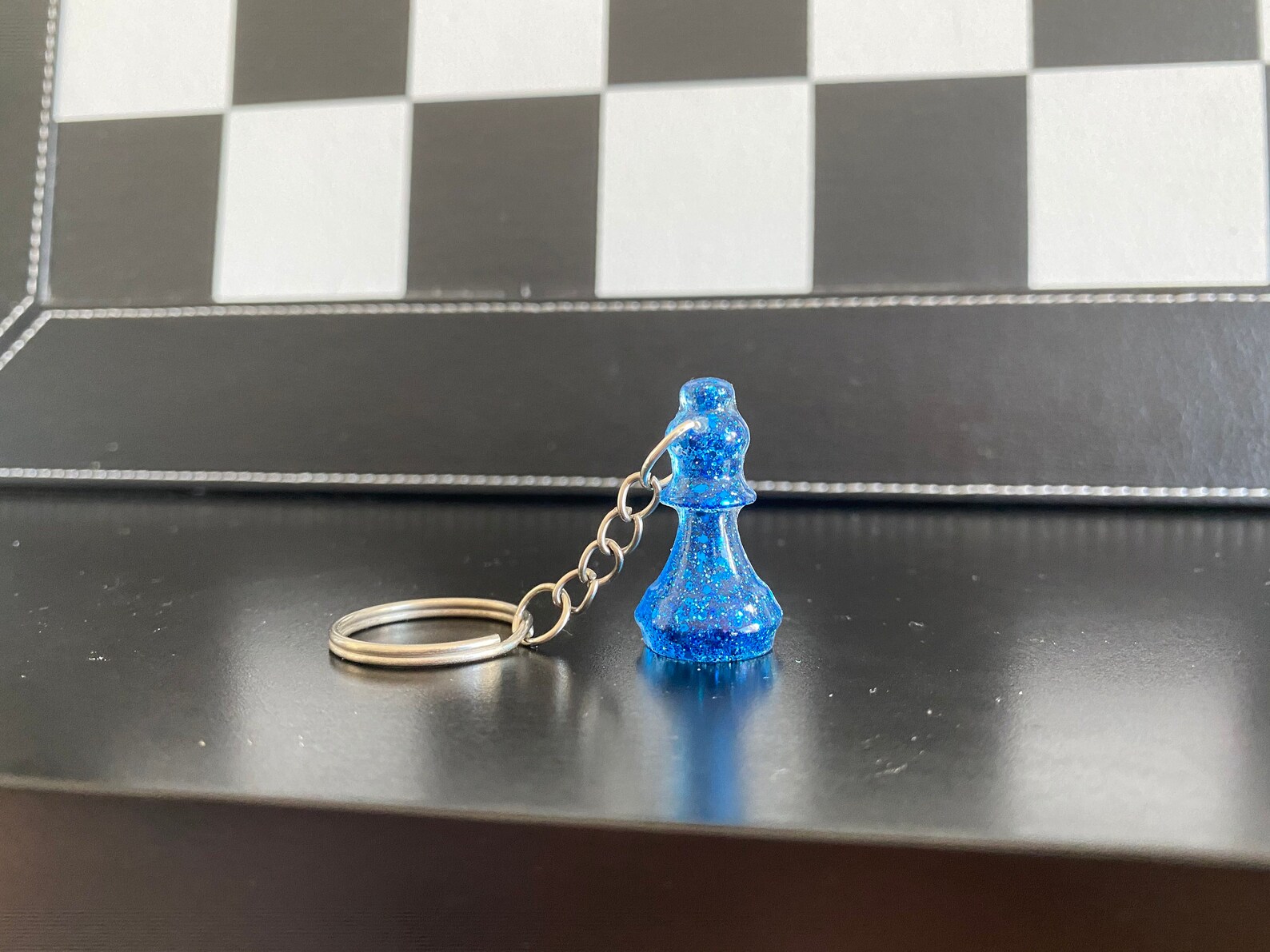 MYSTERY | Chess Bishop Keychain | Handmade by Chess Master Liza ...