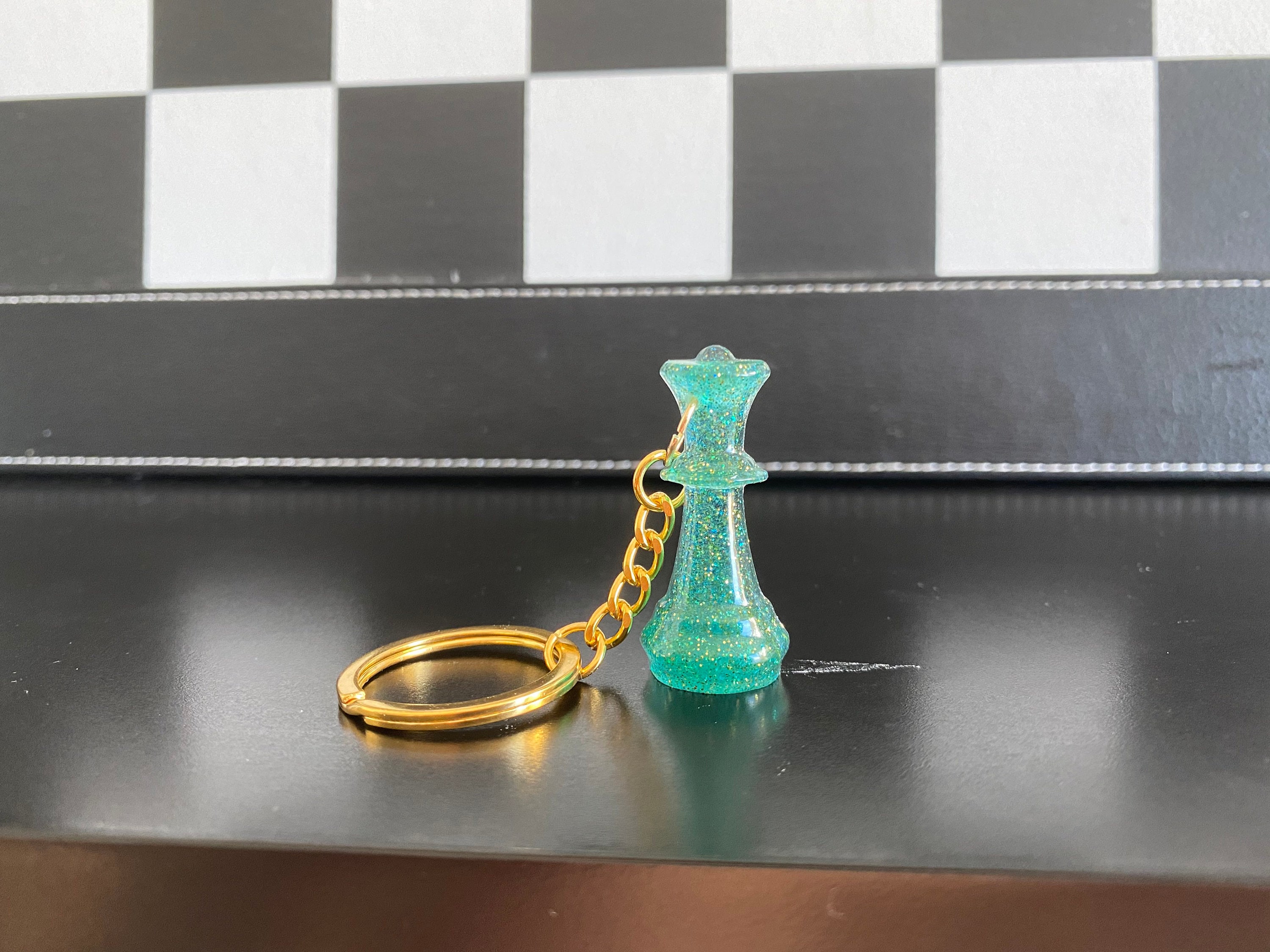 CHESS KEYCHAINS BUNDLE 6x Chess Keychains Set Handmade Miniature ...