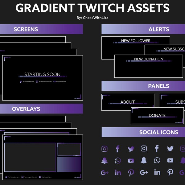 Purple Dark Overlay - Etsy