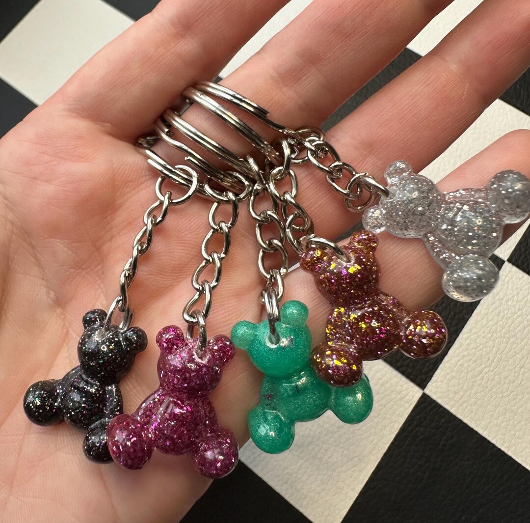 Teddy Bear Keychains | Bear Keychains | 2-4 Colours | Perfect as a Gift ...