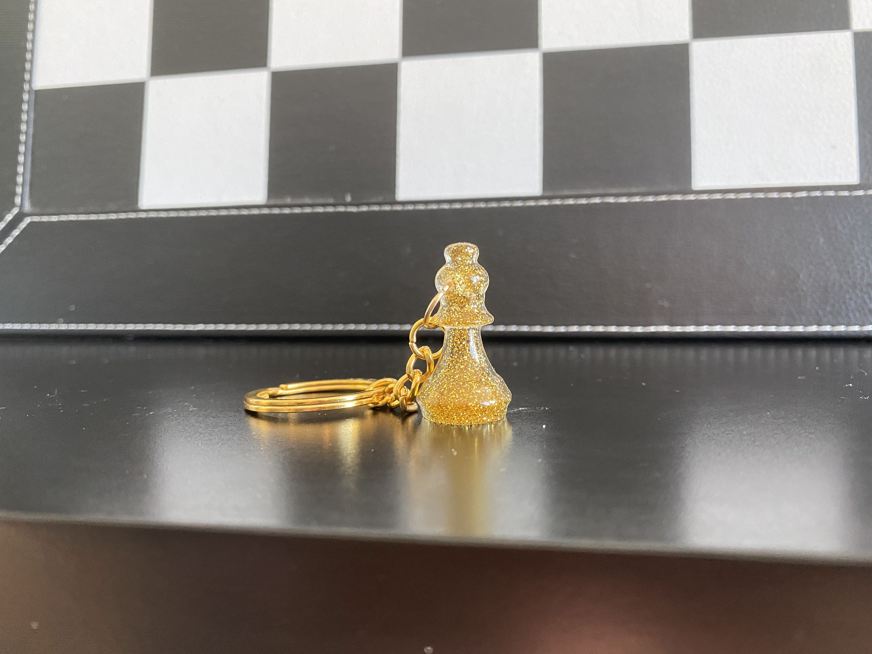 MYSTERY | Chess Bishop Keychain | Handmade by Chess Master Liza ...