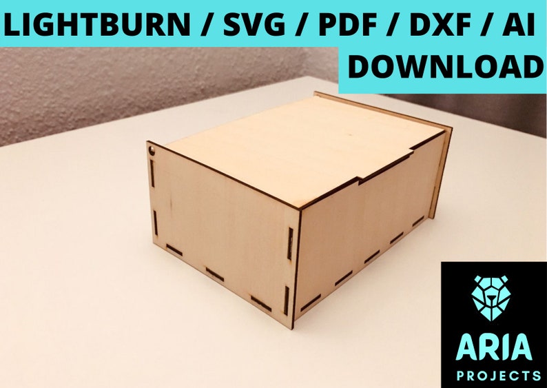 Laser Cut Box With Lid Templates - Etsy