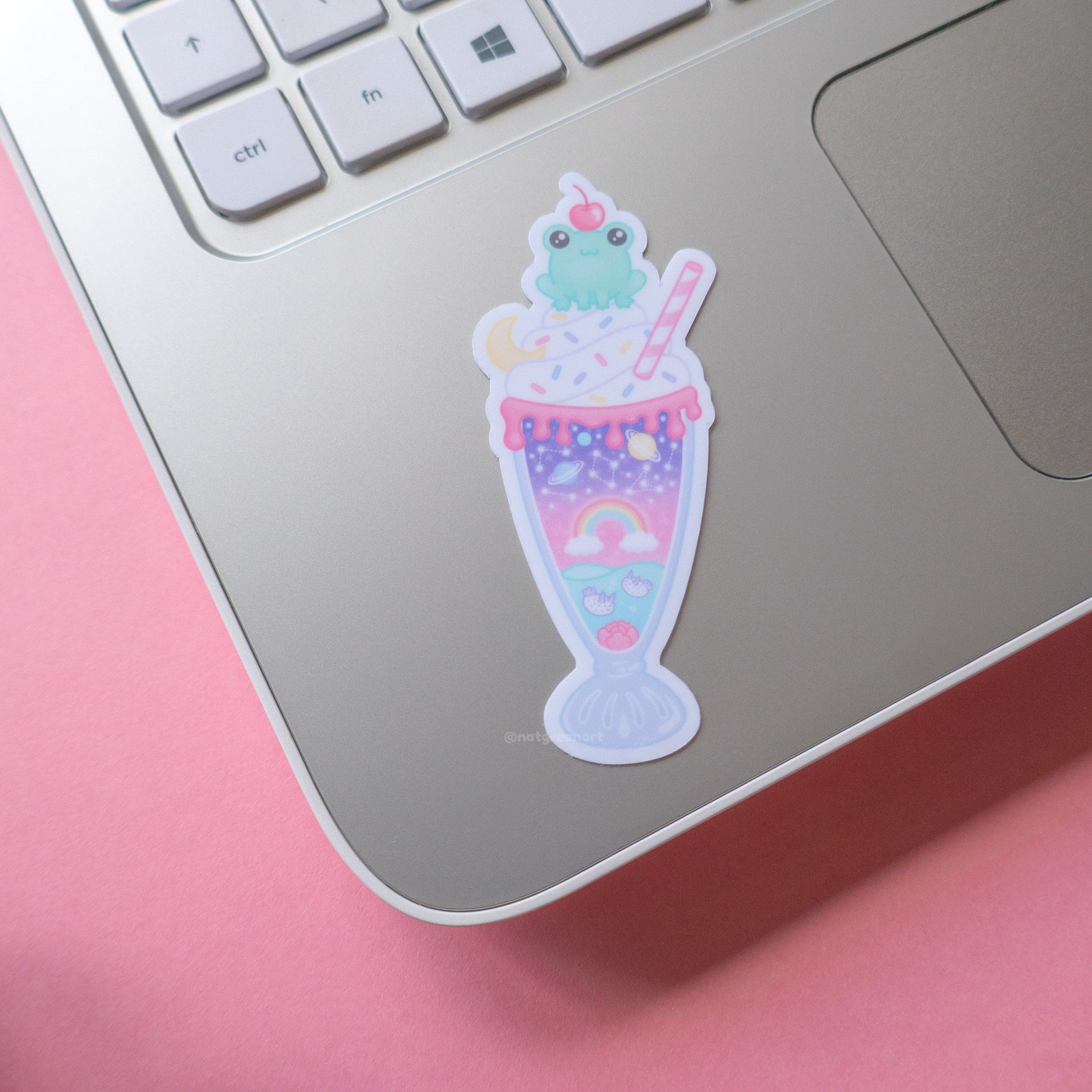 Milkshake Sticker Cute Frog Sticker Kawaii Food Stickers - Etsy